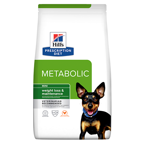 Hill's PRESCRIPTION DIET Metabolic Mini tørfoder til hunde med kylling ...